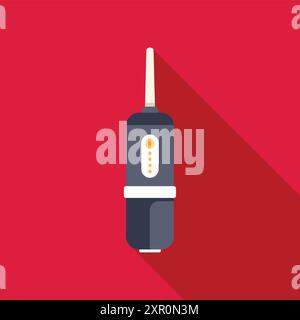 Dental water jet tip cleaning teeth by removing plaque with water ...