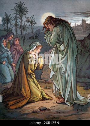 Jesus Wept: The death of Lazarus. Jesus in the Garden of Gethsemane ...