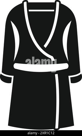 Bathrobe icon, simple style Stock Vector Image & Art - Alamy