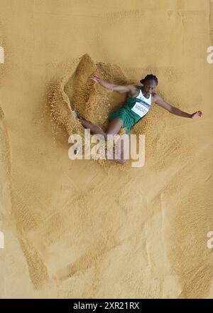 Ruth Usoro of Nigeria competes during Women's Long Jump Final of the ...