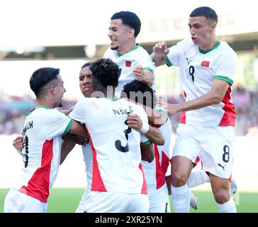 Nantes, France. 8th Aug, 2024. Achraf Hakimi (MAR) Football/Soccer ...