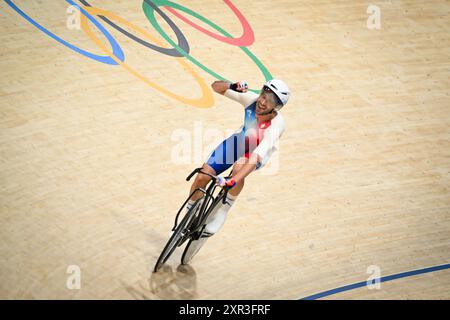 THOMAS Benjamin (FRA ) Gold medal, Cycling Track, Men's Omnium during ...