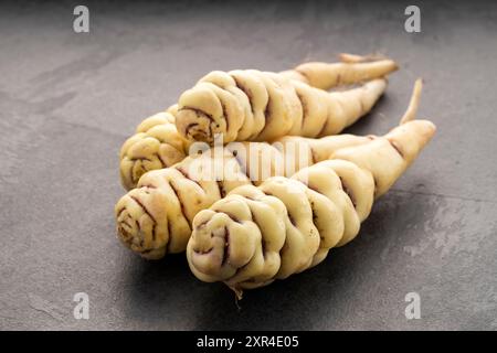 Colombian organic cubios tubers - Tropaeolum tuberosum Stock Photo - Alamy