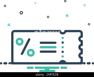 Icon for coupon, exemption Stock Vector Image & Art - Alamy