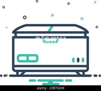 Icon for freezer, chest freezer Stock Vector Image & Art - Alamy