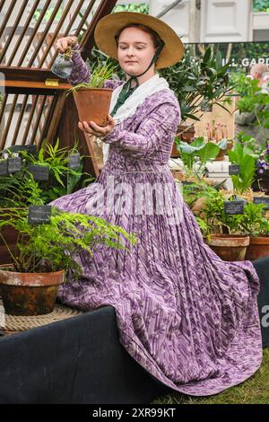 Victorian botanist in the SS Great Britain garden, RHS Hampton Court ...