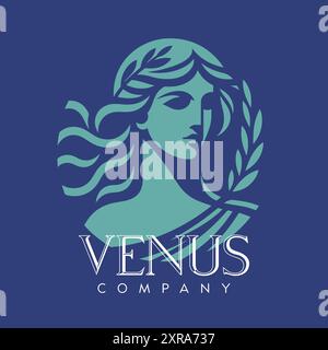 Venus Company - Vector Flat Logo Illustration Stock Vector Image & Art ...