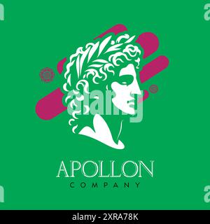 Apollon Company - Vector Flat Logo Illustration Stock Vector Image ...