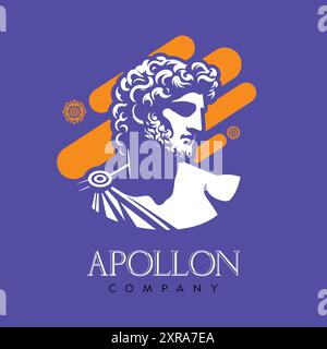 Apollon Company - Vector Flat Logo Illustration Stock Vector Image ...