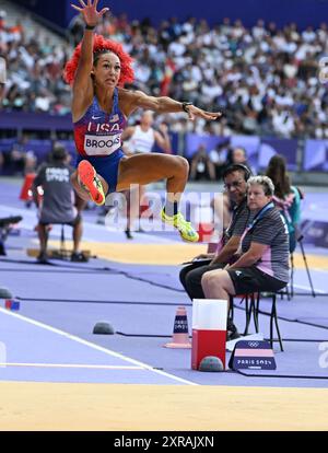 Taliyah Brooks of United States of America competing in the Heptathlon ...