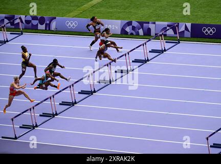 Grace Stark of United States of America looks on after competing in the ...