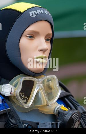 Female Mannequin with Diving Equipment Stock Photo - Alamy