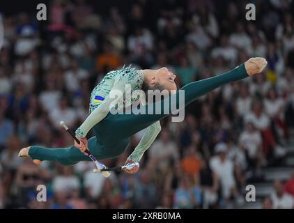 Taisiia Onofriichuk (Ukraine), All-around final during the 2025 ...