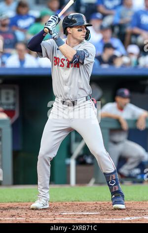 Boston Red Sox Nick Sogard (20) at bat during an MLB Spring Training ...