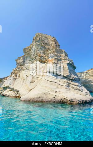Kleftiko rock formations, Kleftiko, Milos Island, Cyclades Islands ...