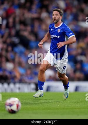 Will Grigg of Chesterfield during the Sky Bet League 2 match ...