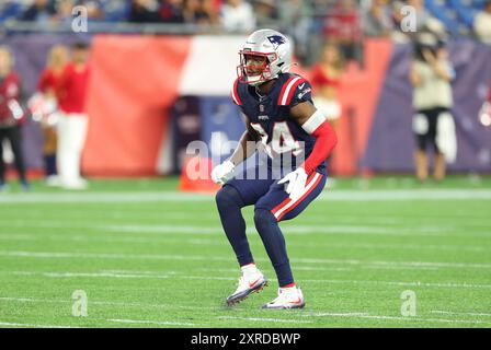 New England Patriots safety Dell Pettus (24) during an NFL football ...