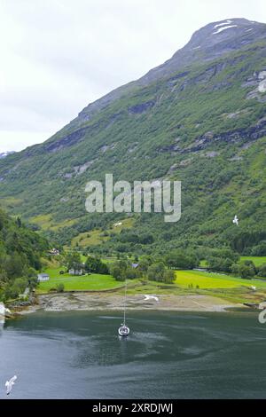 Hellesylt is a village in the municipality of Stranda near the ...