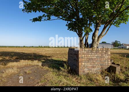 One of several Brick Built Machine Gun Emplacements at Hatton Airfield ...