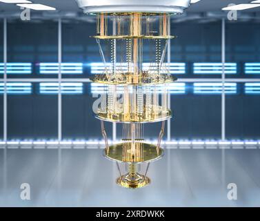 3d rendering quantum server network with quantum computer machine in server room Stock Photo - Alamy