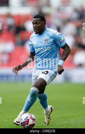 10, Ephron Mason-Clark of Coventry City at warm up during the Sky Bet ...