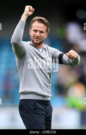 Watford manager Tom Cleverley celebrates after the Sky Bet Championship ...