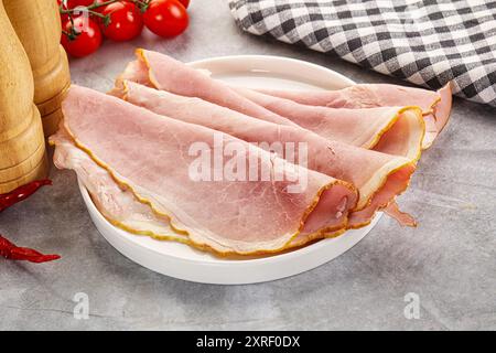 Italian Prosciutto Kotto snack appetizer in the plate Stock Photo - Alamy