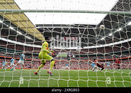 Bernardo Silva of Manchester City scores the fourth goal during the ...
