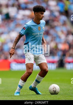 Manchester City’s Nico O'Reilly during the Emirates FA Cup Semi Final ...