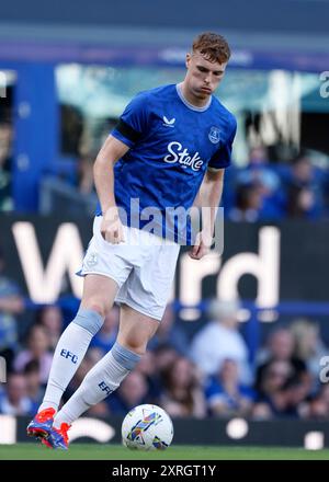 Everton's Jake O'Brien during the pre-season friendly match at the Wham ...