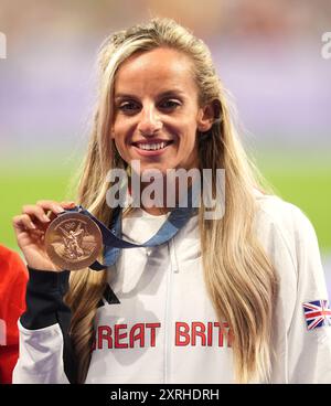 Georgia Bell with her bronze medal after the won in the Women's 1500m ...