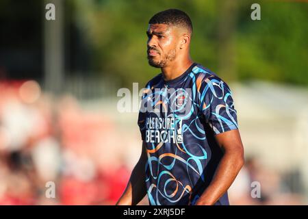 Ashley Fletcher of Blackpool during the Sky Bet League 1 match Lincoln ...