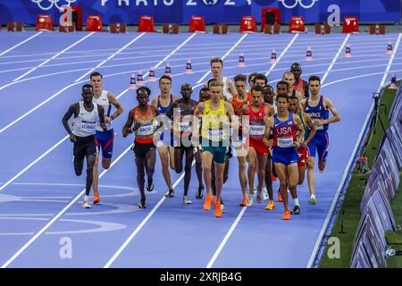 Grant Fisher of United States of America and Cornelius Kemboi of Kenya ...