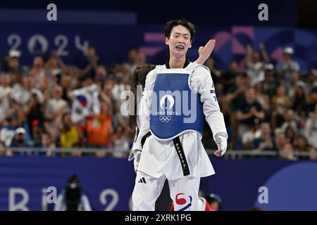 Lee Da-bin (KOR) Bronze medal, Taekwondo, Women +67kg during the Olympic Games Paris 2024 on 10 ...