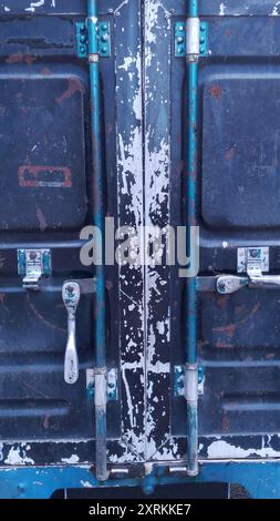 detailed old meta doorl background texture Stock Photo - Alamy