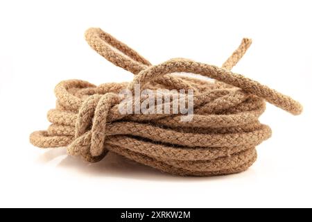 Braided jute rope, for domestic and industrial use Stock Photo - Alamy