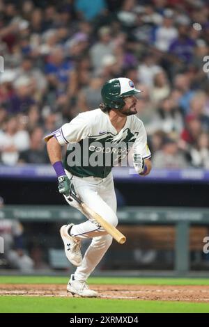 Colorado Rockies Sam Hilliard (16) at bat during an MLB Spring Training ...