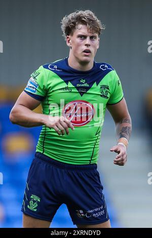 Warrington Wolves' Arron Lindop looks on during the Betfred Super ...