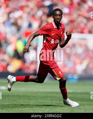 Liverpool's Trey Nyoni during the pre-season friendly match at Anfield ...