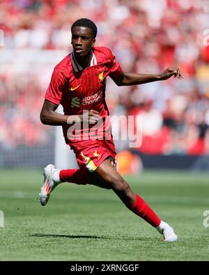 Liverpool's Trey Nyoni during the pre-season friendly match at Anfield ...