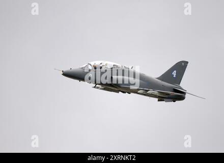 The Midnight Hawks of the Finnish Air Force Aerobatic Team display at ...