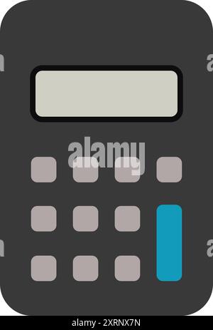 Calculator Simple vector icon. Modern, simple flat vector illustration ...