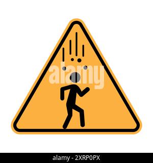 Warning Sign, Falling Objects Stock Vector Image & Art - Alamy