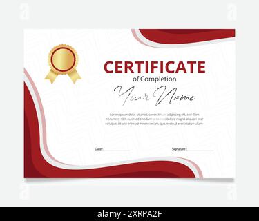 Certificate template Background. Award diploma design blank. Vector ...