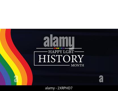 Honoring LGBT The Significance of LGBT History Month Stock Vector Image ...