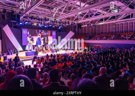 Graduation ceremony held at the Butterworth Hall, Warwick University ...