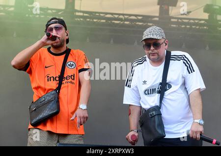 Celo & Abdi live auf dem Heroes Festival 2024 auf der Expo Plaza ...