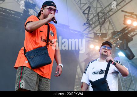 Celo & Abdi live auf dem Heroes Festival 2024 auf der Expo Plaza ...