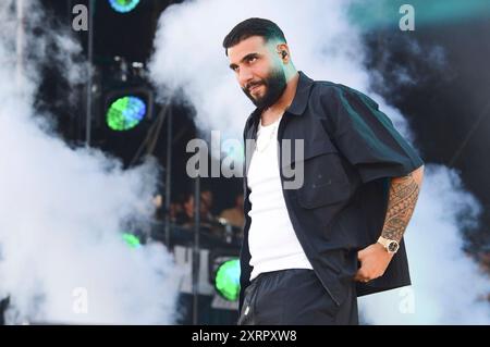 Samra live auf dem Heroes Festival 2024 auf der Expo Plaza. Hannover ...