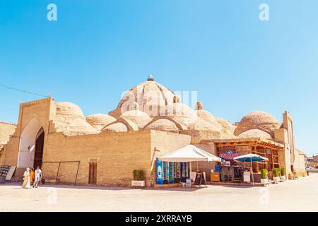 Famous trading domes - the main market of Bukhara. Bukhara, Uzbekistan ...